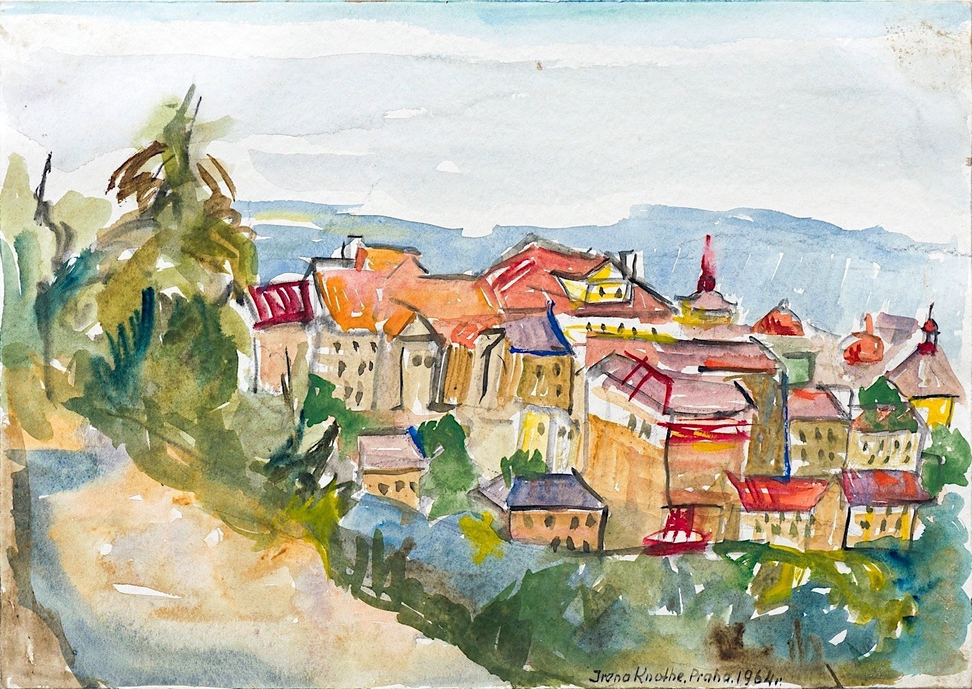 Irena Knothe | View of Prague (1904) | MutualArt