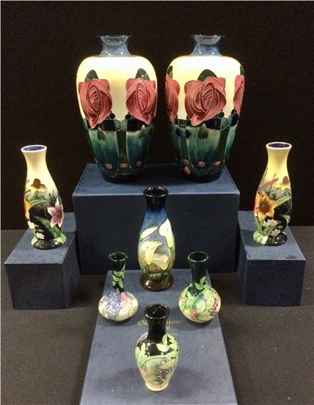 Charles Rennie Mackintosh | A pair of Old Tupton Vases decorated with ...