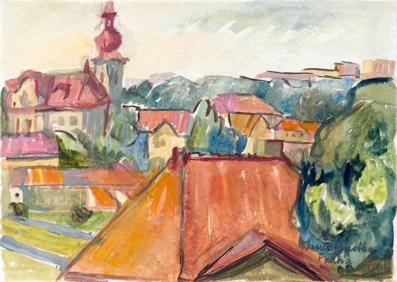 Irena Knothe | View of Prague (1904) | MutualArt