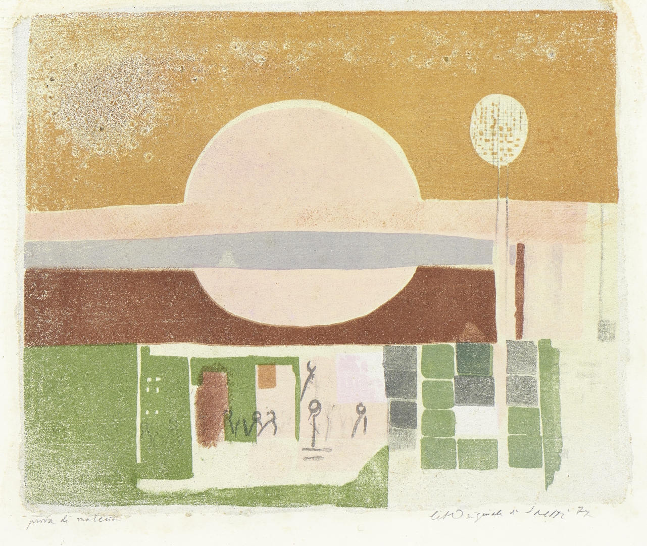 Bruno Saetti | LOTTO DI TRE LITOGRAFIE (1967) | MutualArt