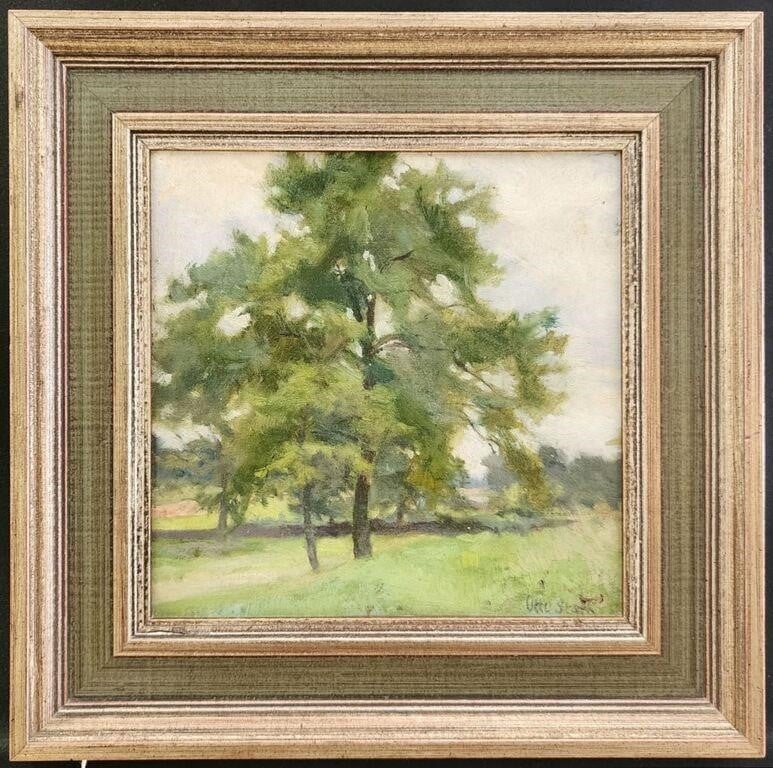 Otto Stark | Otto Stark 8x8 O/c Summer Trees | MutualArt