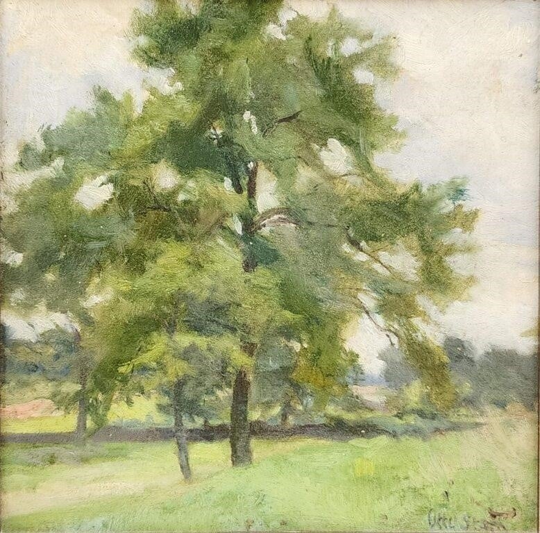Otto Stark | Otto Stark 8x8 O/c Summer Trees | MutualArt