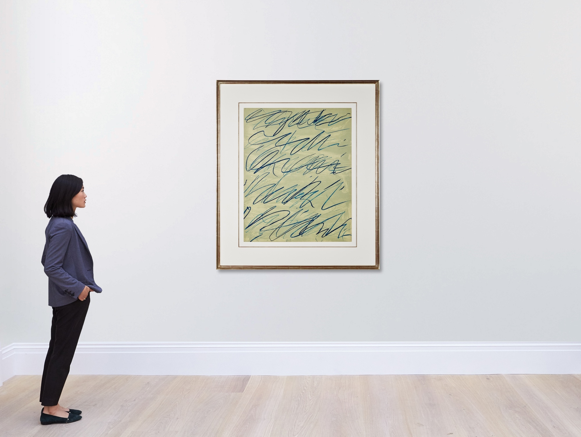 Cy Twombly | Roman Notes VI (Bastian 26) (1970) | MutualArt