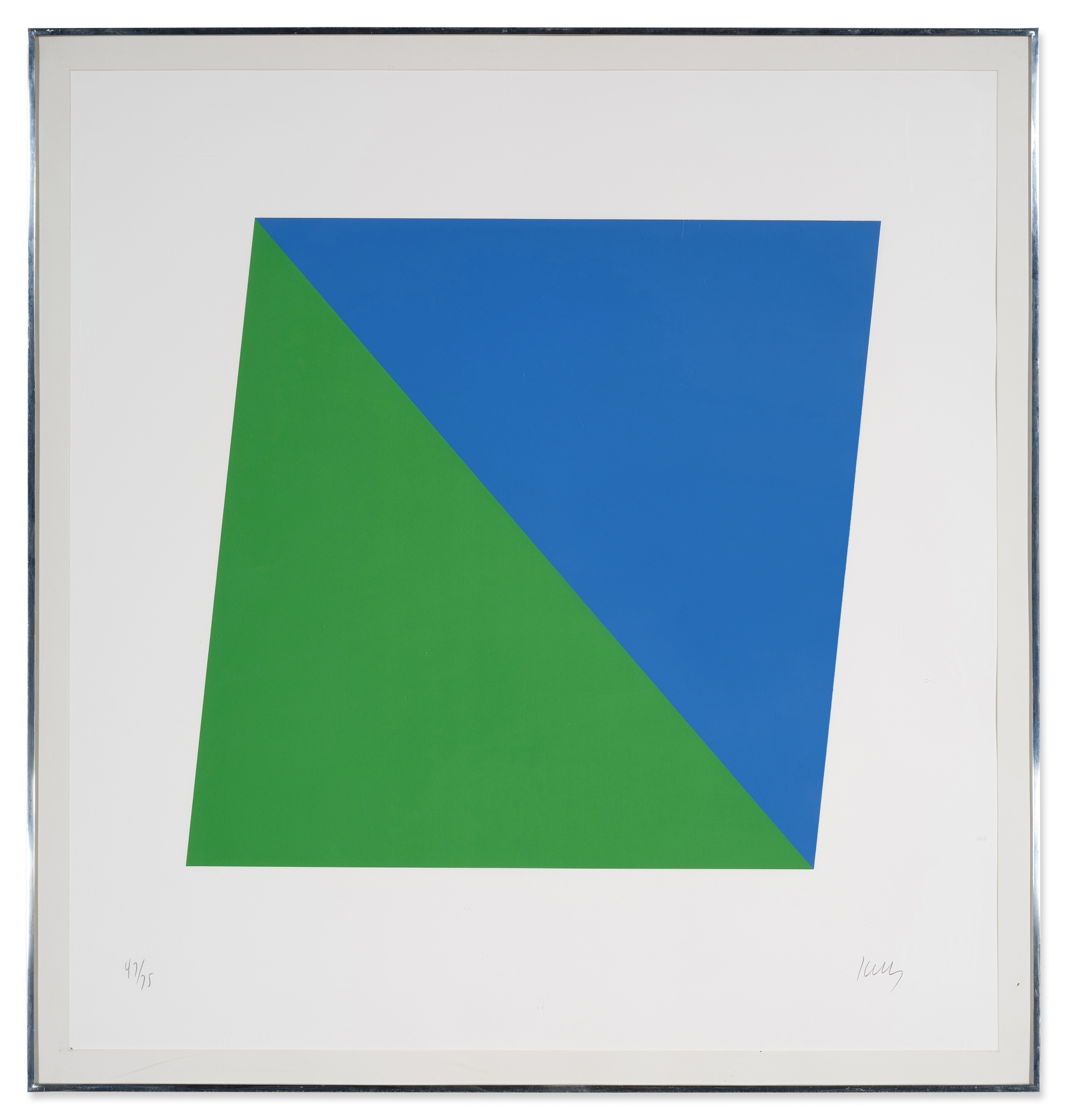 Ellsworth Kelly | Blue Green, from Series of Ten Lithographs (A. 65 ...