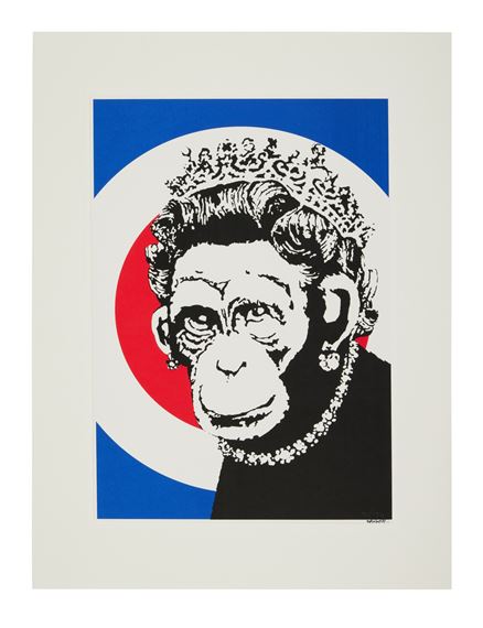 Banksy | Monkey Queen (2003) | MutualArt