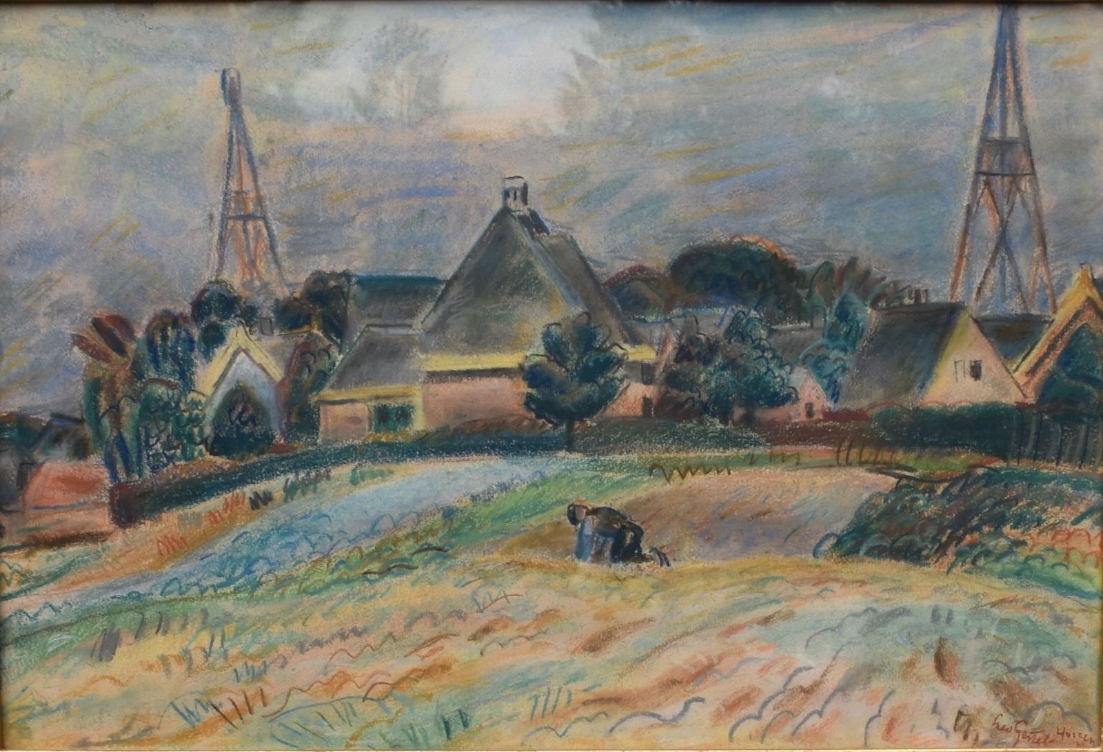 Leo Gestel | A portrait of An Overtoom (1910) | MutualArt