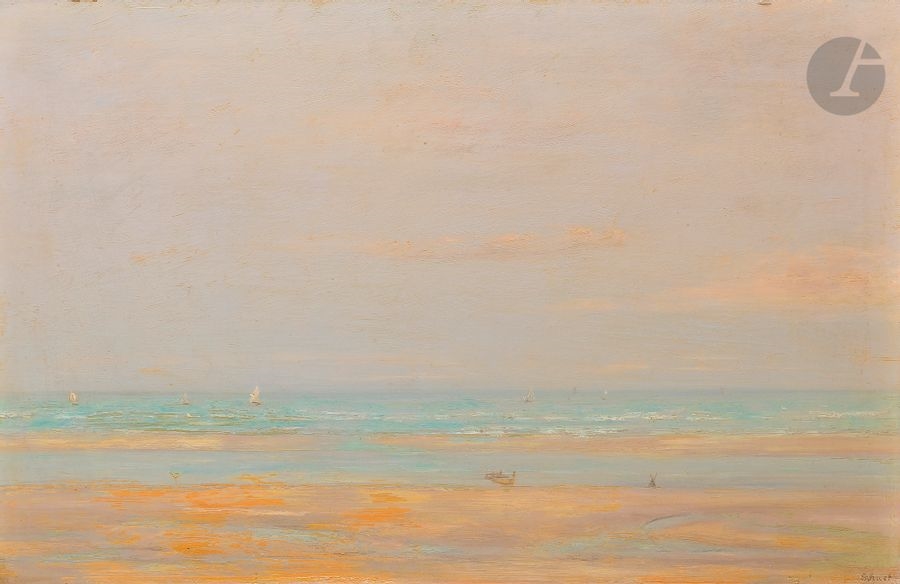 Georges Huet | Seaside at Cayeux, 1907 (1907) | MutualArt