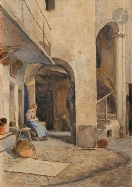 Jean Jules Badin | PORTRAIT D'HOMME EN HABIT DU XVIIIe SIÈCLE (1892 ...