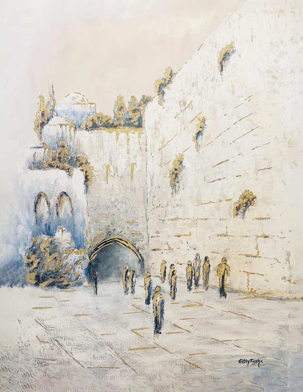 Gitty Fuchs | Kotel - Western WallÂ | MutualArt