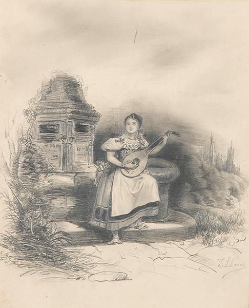 Ignacio Suárez Llanos | Niña tocando el laud | MutualArt