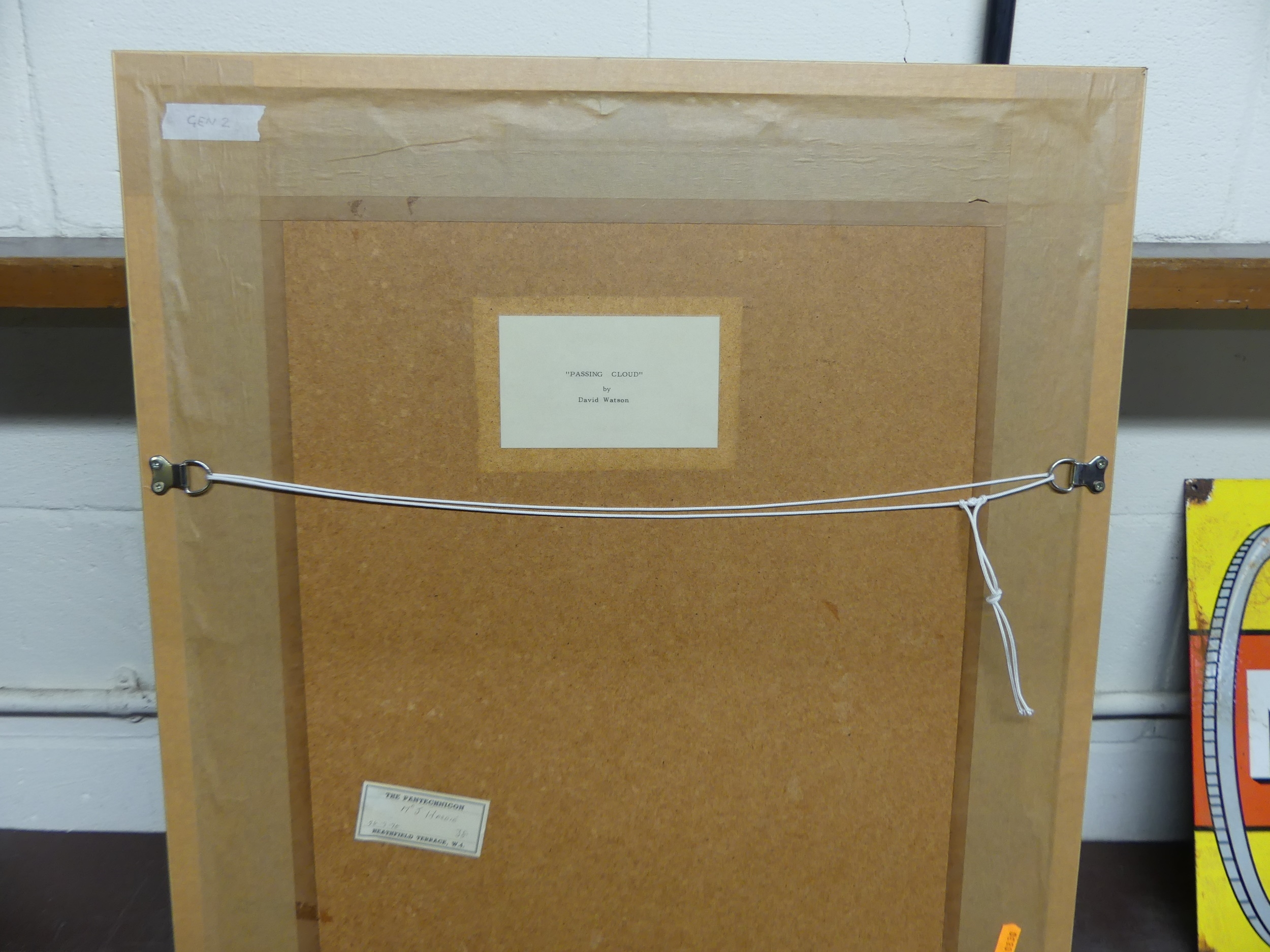 David Watson | David Watson - Passing Cloud | MutualArt