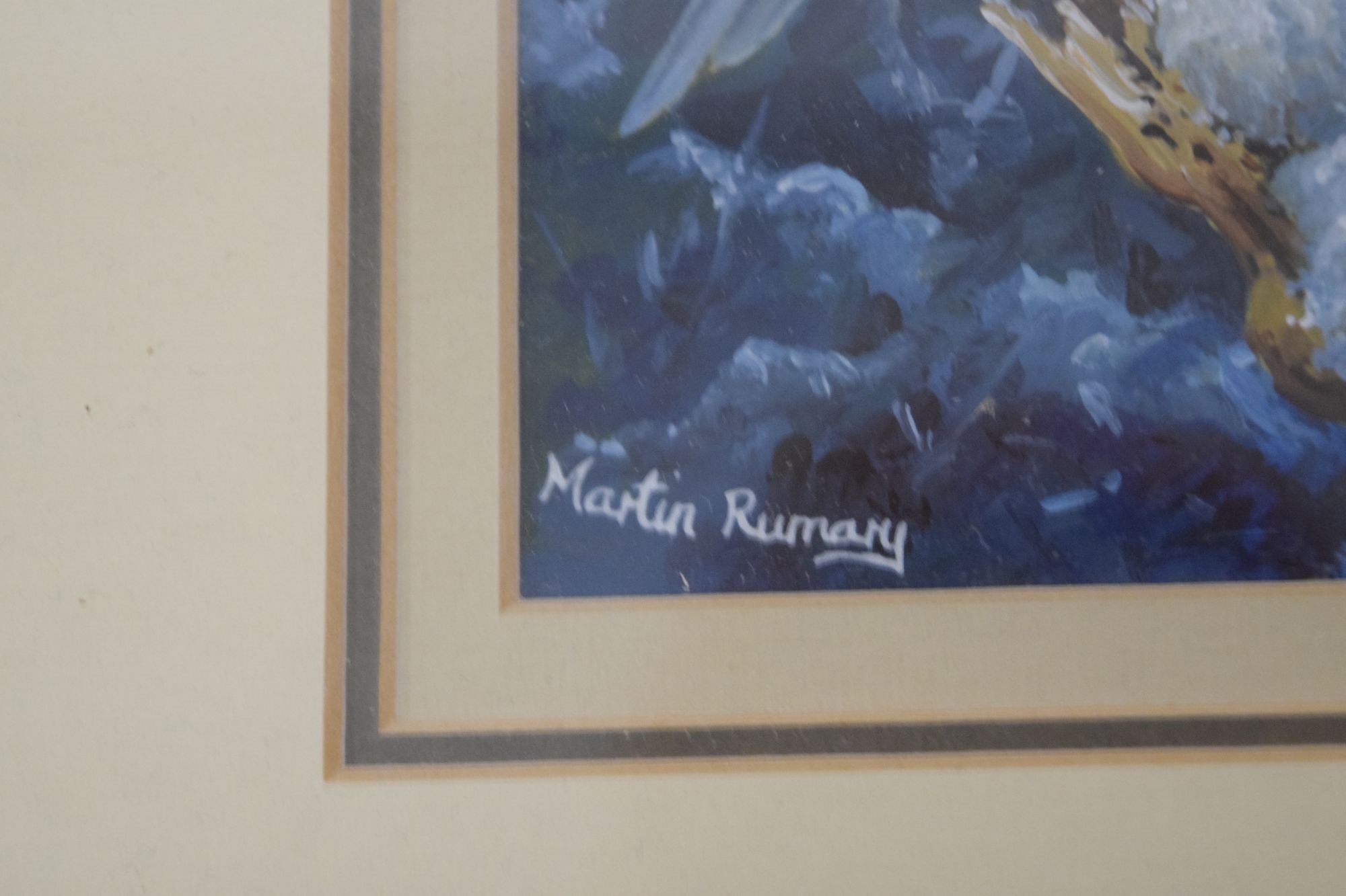 Martin Rumary | Robins in seasonal treetops | MutualArt