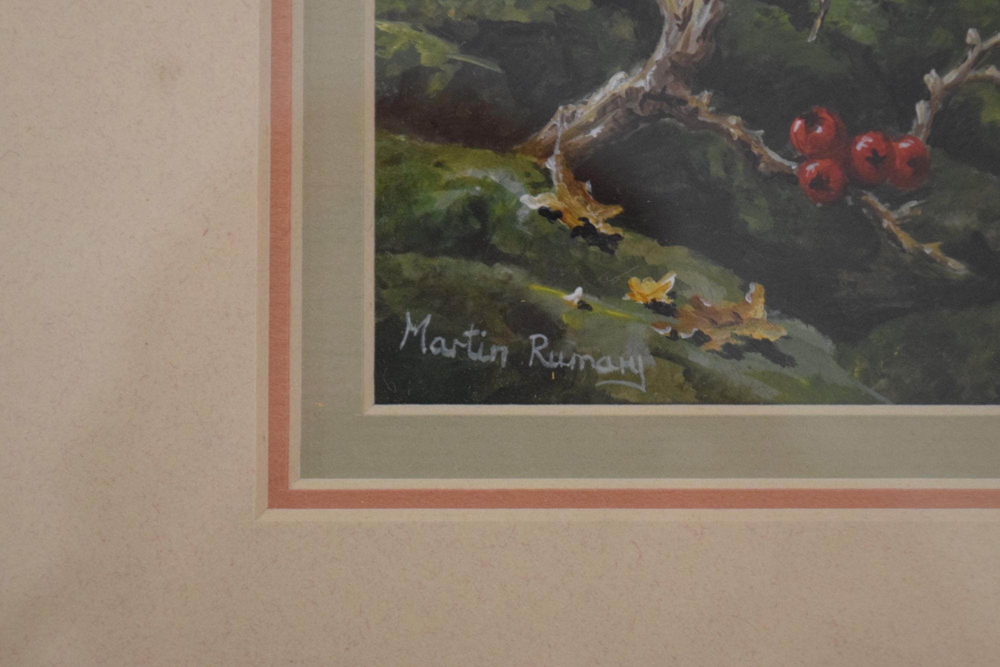 Martin Rumary | Robins in seasonal treetops | MutualArt