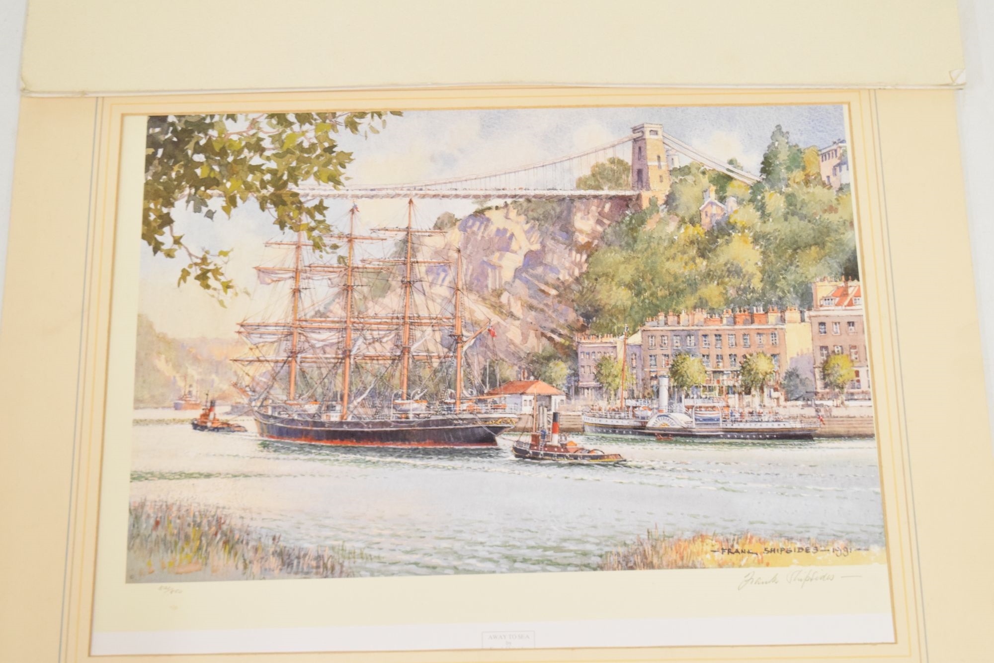 Frank Winston Shipsides | Large collection of unframed signed limited ...