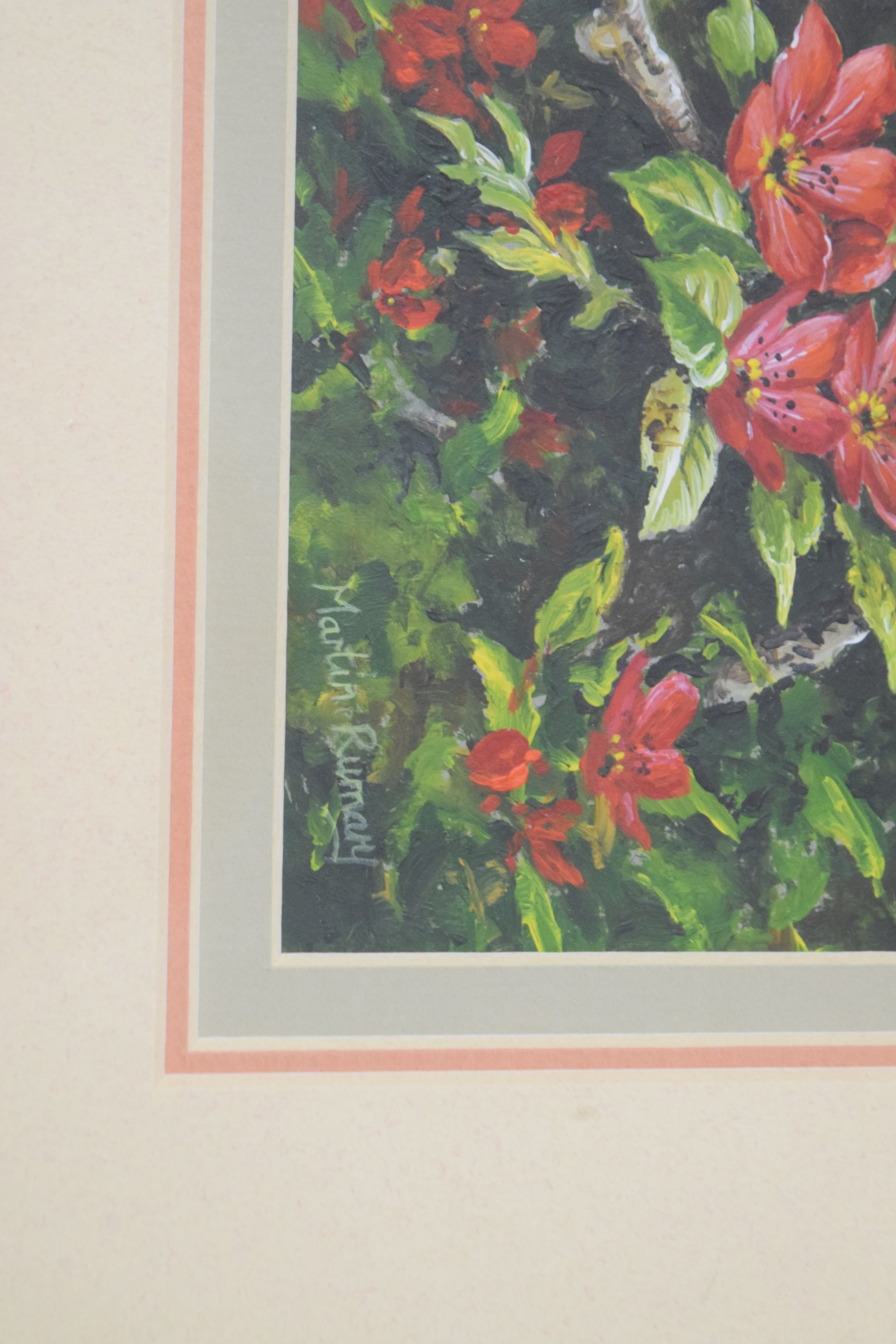 Martin Rumary | Wrens with flowers and foliage | MutualArt