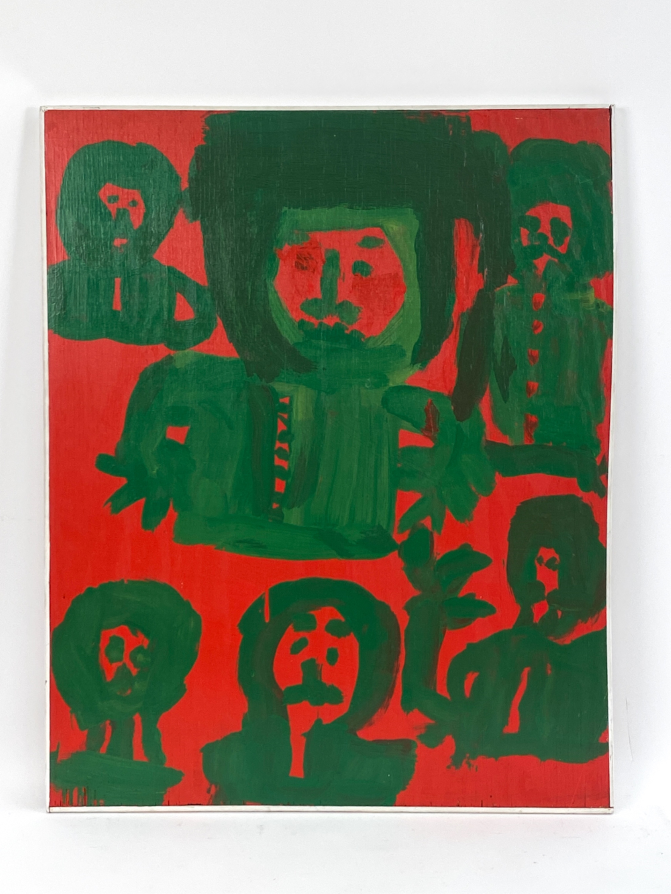 Mary T. Smith | Six Red and Green Figures. | MutualArt