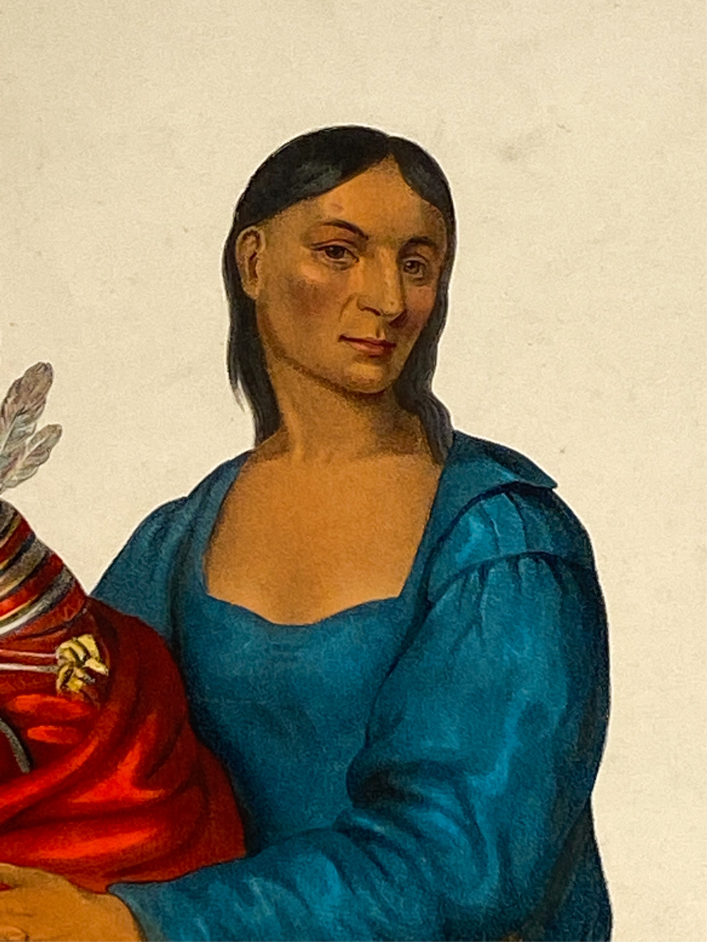 Thomas McKenney & James Hall | A CHIPPEWAY WIDOW (1838) | MutualArt