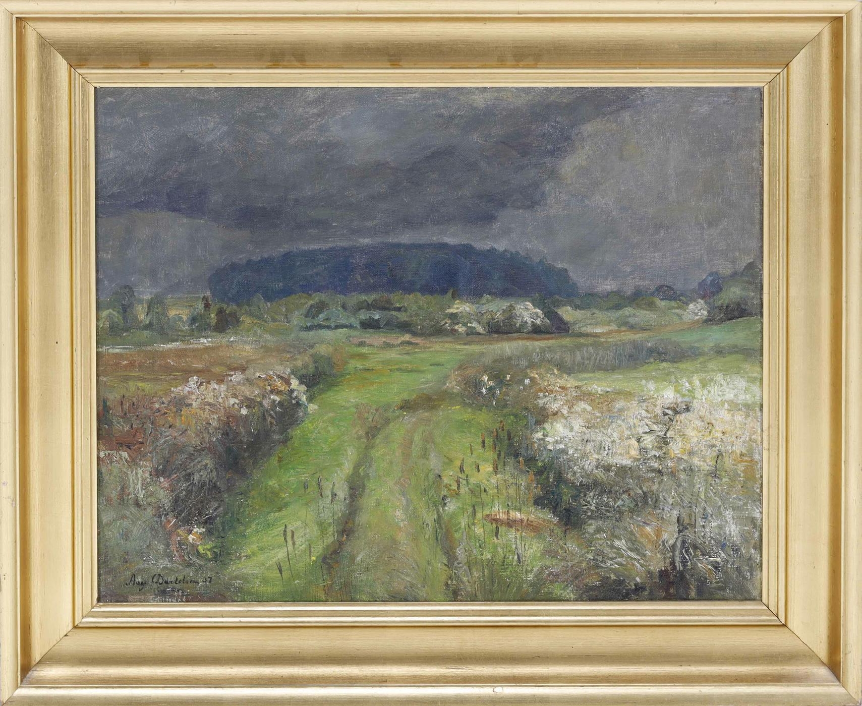 Aage Bertelsen | Optrækkende tordenvejr | MutualArt