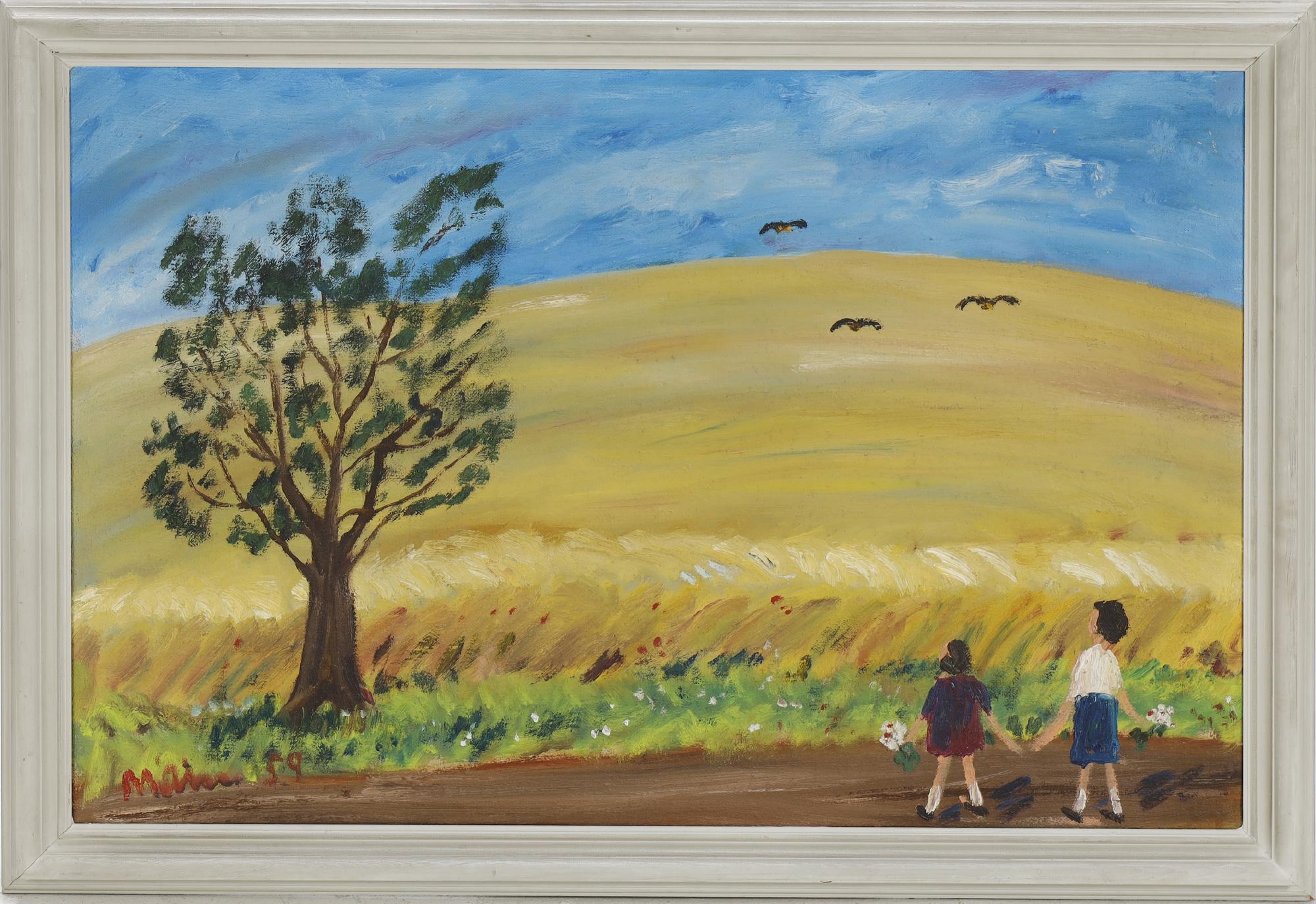 Marius Rasmussen | Landskabsparti med personer (59) | MutualArt