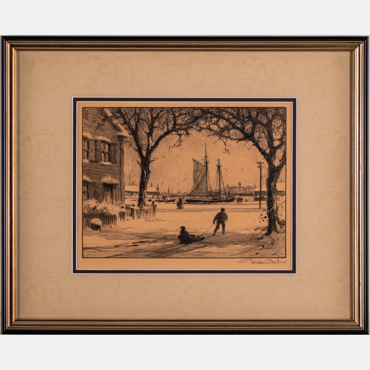 Gordon Grant | Arching Elms | MutualArt