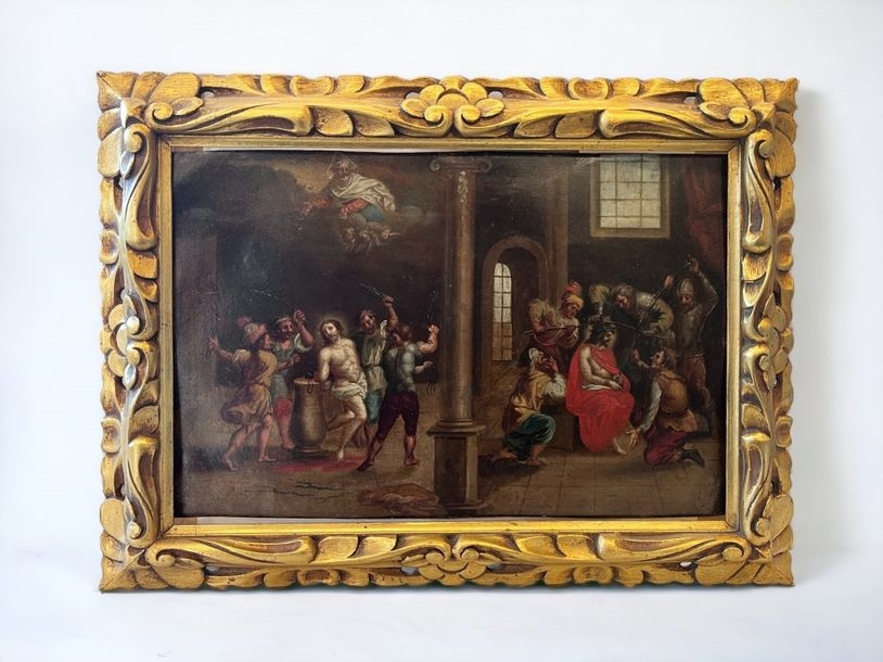German School, 17th Century | Christ with the crown of thorns and the ...