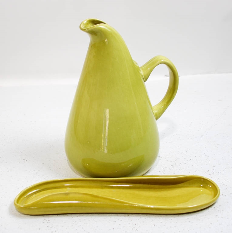 Russel Wright | Russel Wright Ceramic Pitcher and Serving Tray | MutualArt