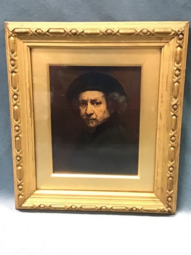 Rembrandt van Rijn | A reproduction Rembrandt self portrait print ...
