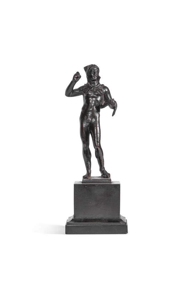 Roman School, 1st Century | A ROMAN BRONZE FIGURE OF HERCULES | MutualArt