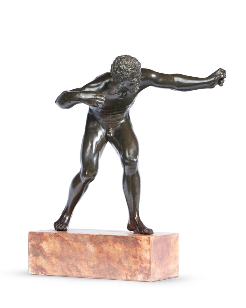 German School, 17th Century | A GERMAN BRONZE FIGURE OF HERCULES AS AN ...