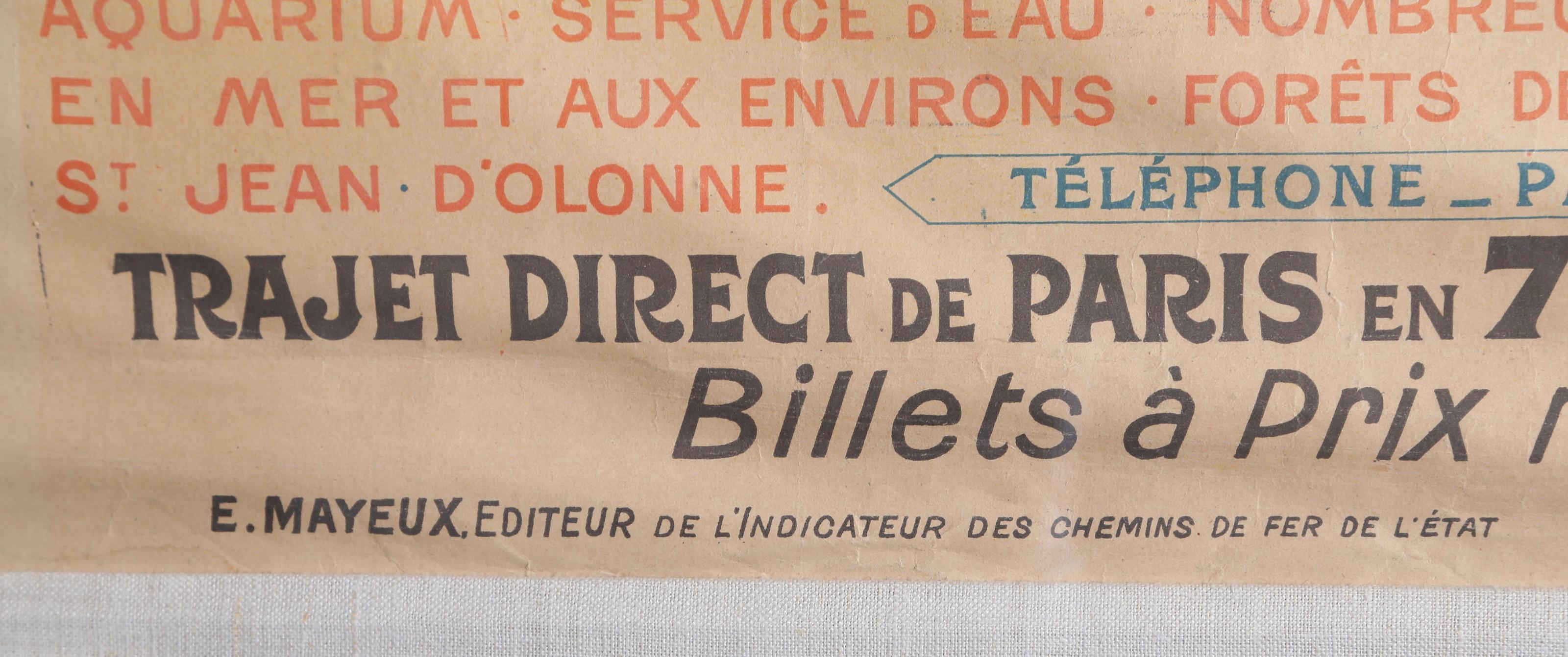 Louis Galice | BAINS DE MER DES SABLES D'OLONNE (Circa 1900) | MutualArt