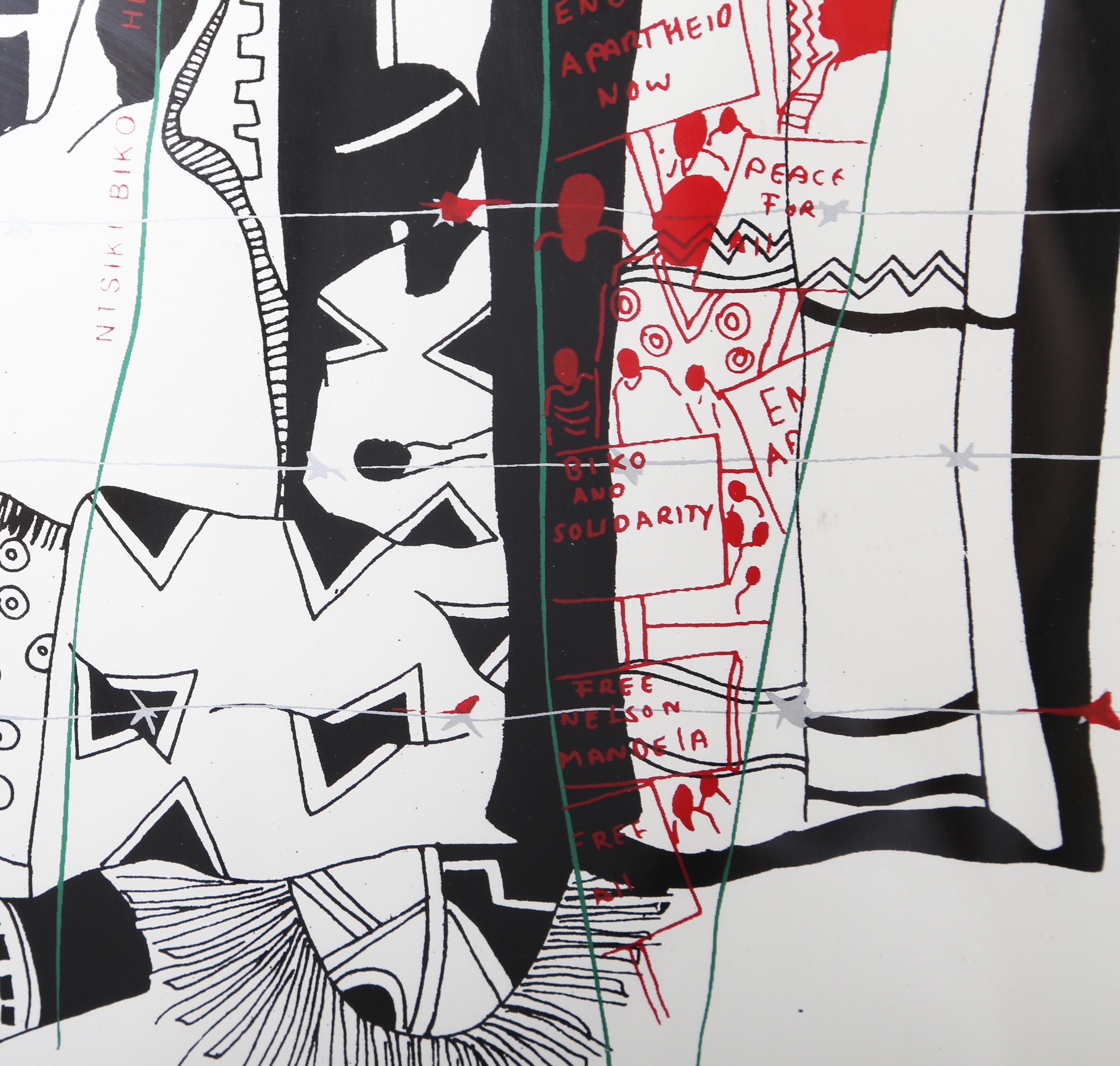 Frank Frazier | ABOLISH APARTHEID (1989) | MutualArt