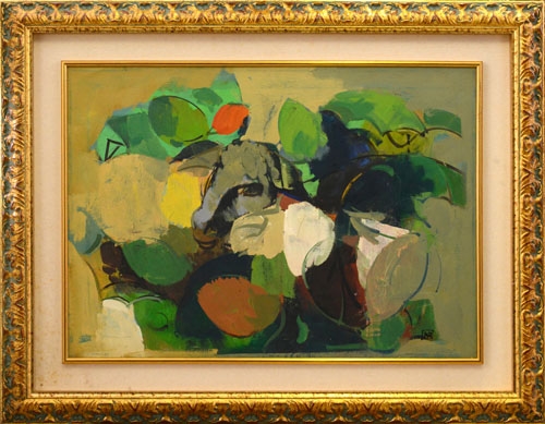 Domenico Boscolo Natta | The Sheep Among the Leaves (1972) | MutualArt