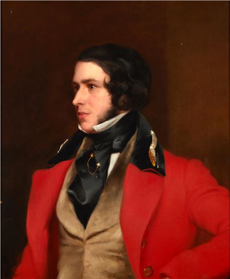 British School, 19th Century | Portrait du colonel Mac Donald Robertson ...
