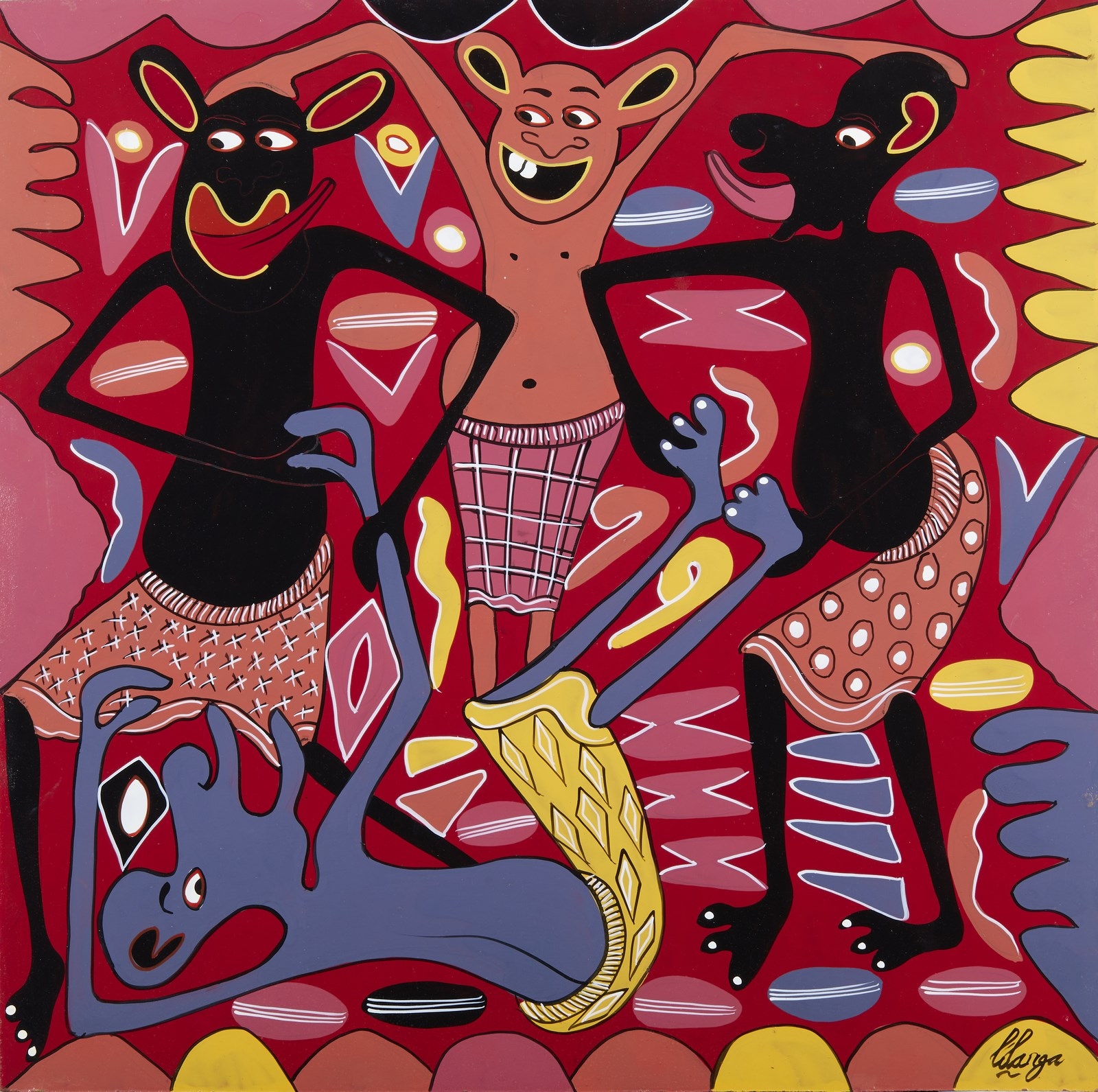 George Lilanga | Mimi natangulia ila (1998) | MutualArt