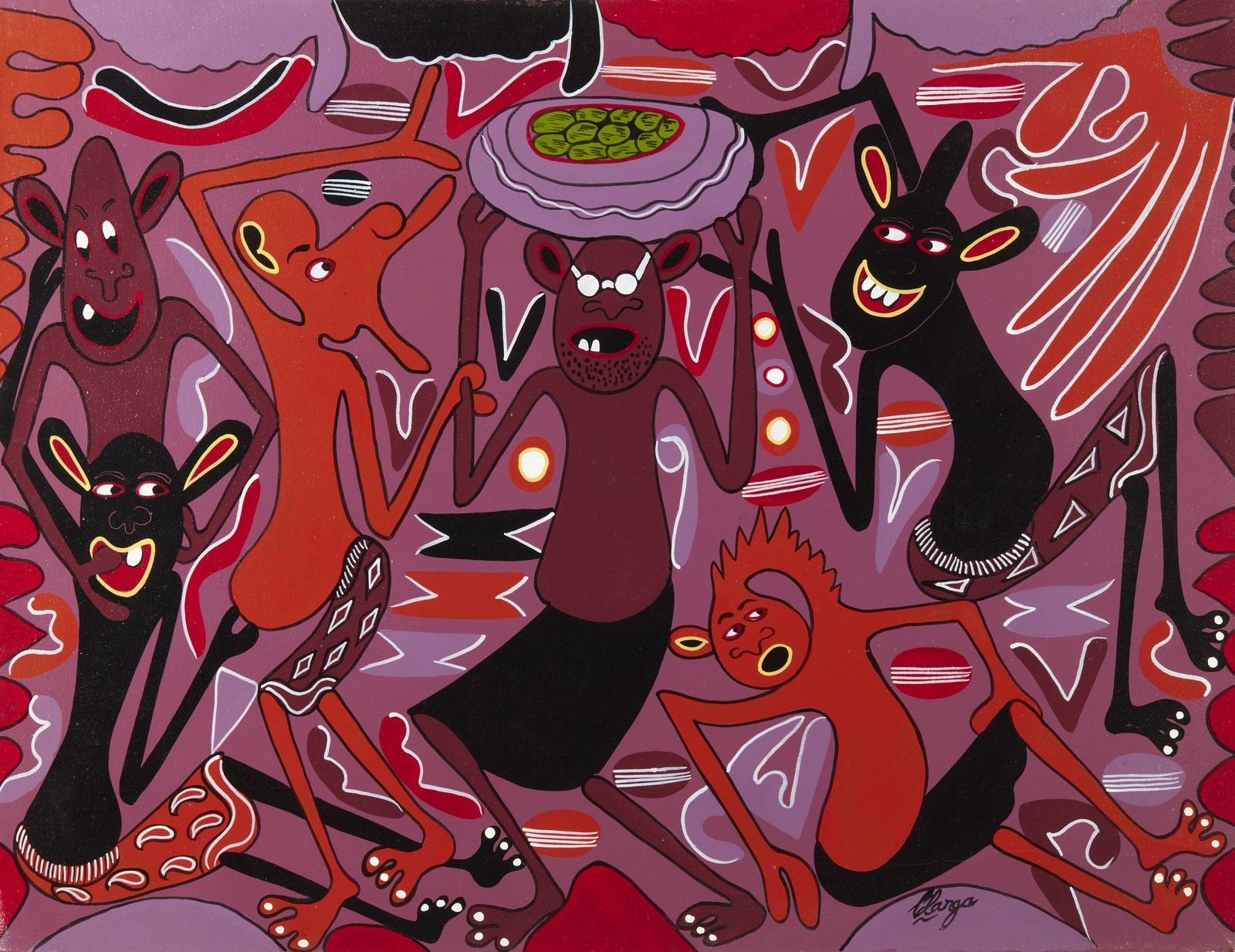 George Lilanga | Tulieni Msiwenapapala Nayo. | MutualArt