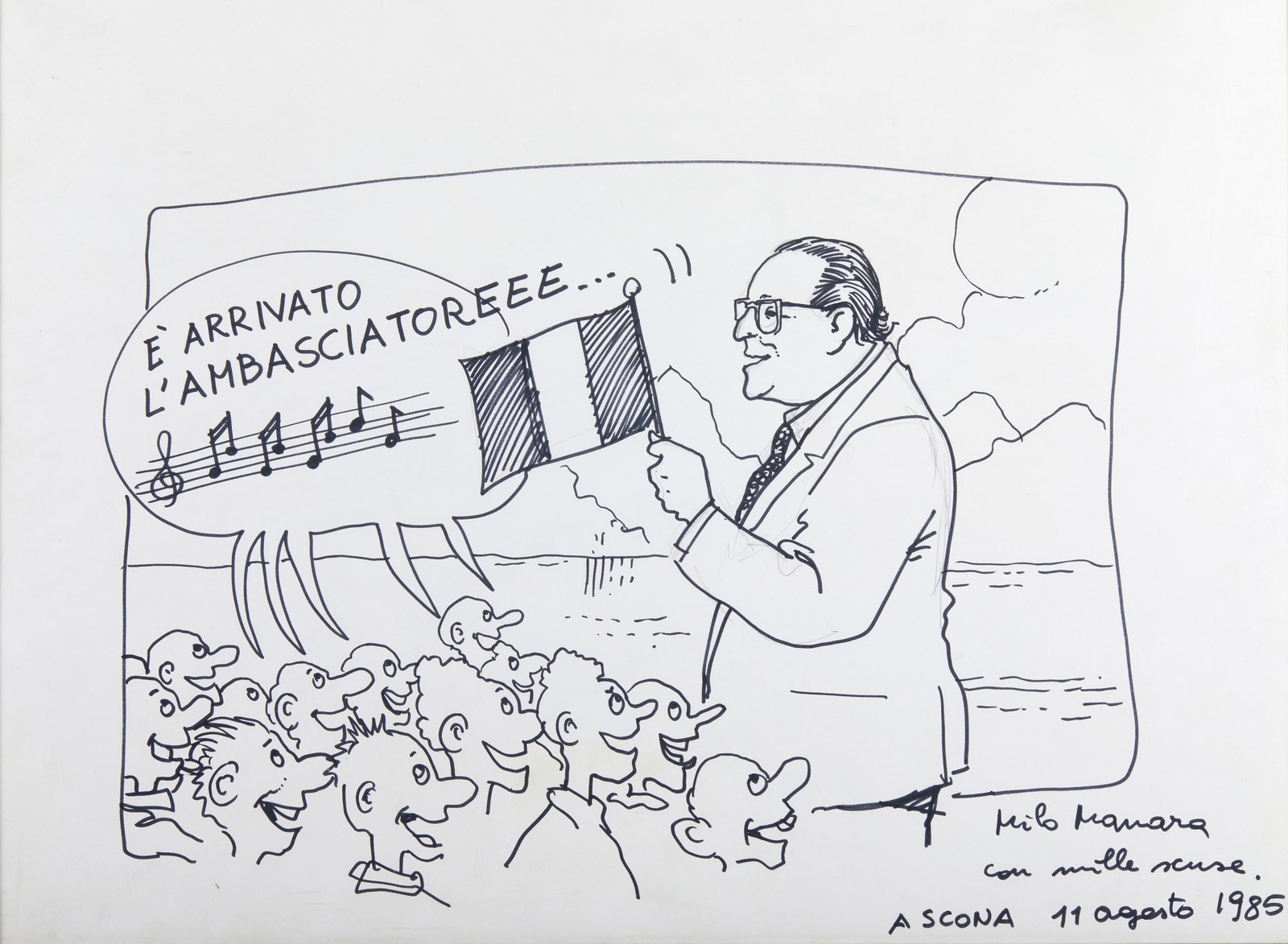 Milo Manara | Le tournage | MutualArt