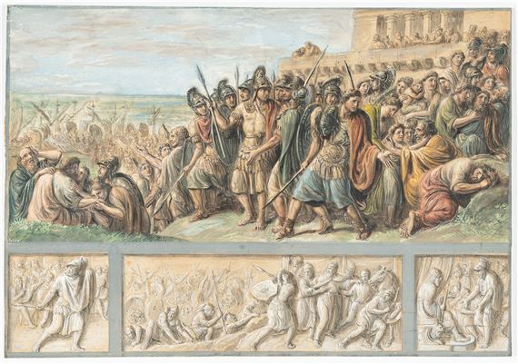 Luigi Ademollo | Scenes from the life of Themistocles | MutualArt