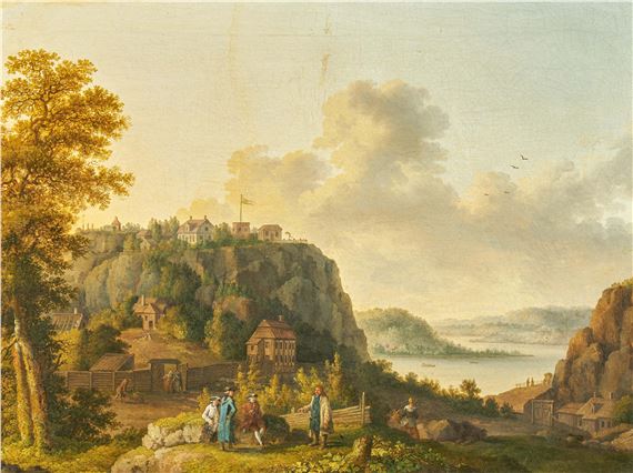 Jacob Philippe Hackert | Johan Pasch's Summer House Near Stockholm ...