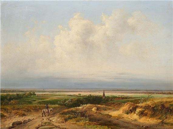 Andreas Schelfhout | Weite Winterlandschaft | MutualArt