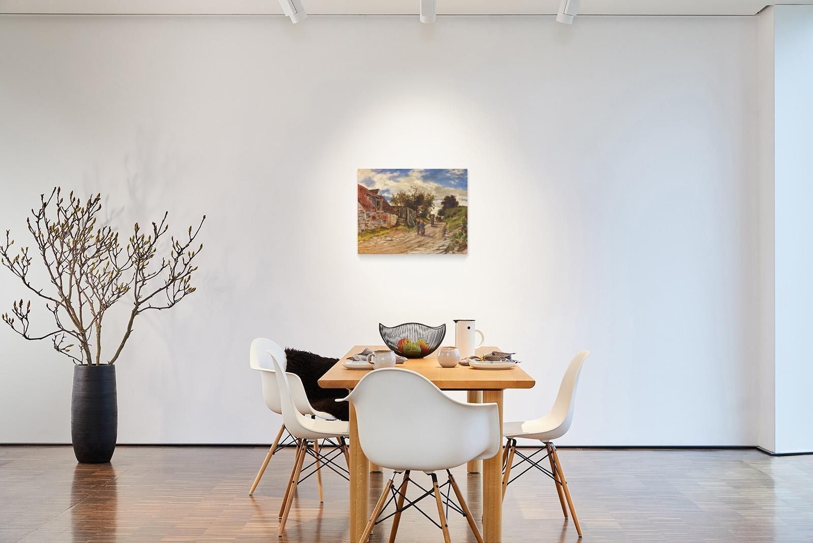 Ludwig von Gleichen-Russwurm | On the Village Road in Bonnland. | MutualArt