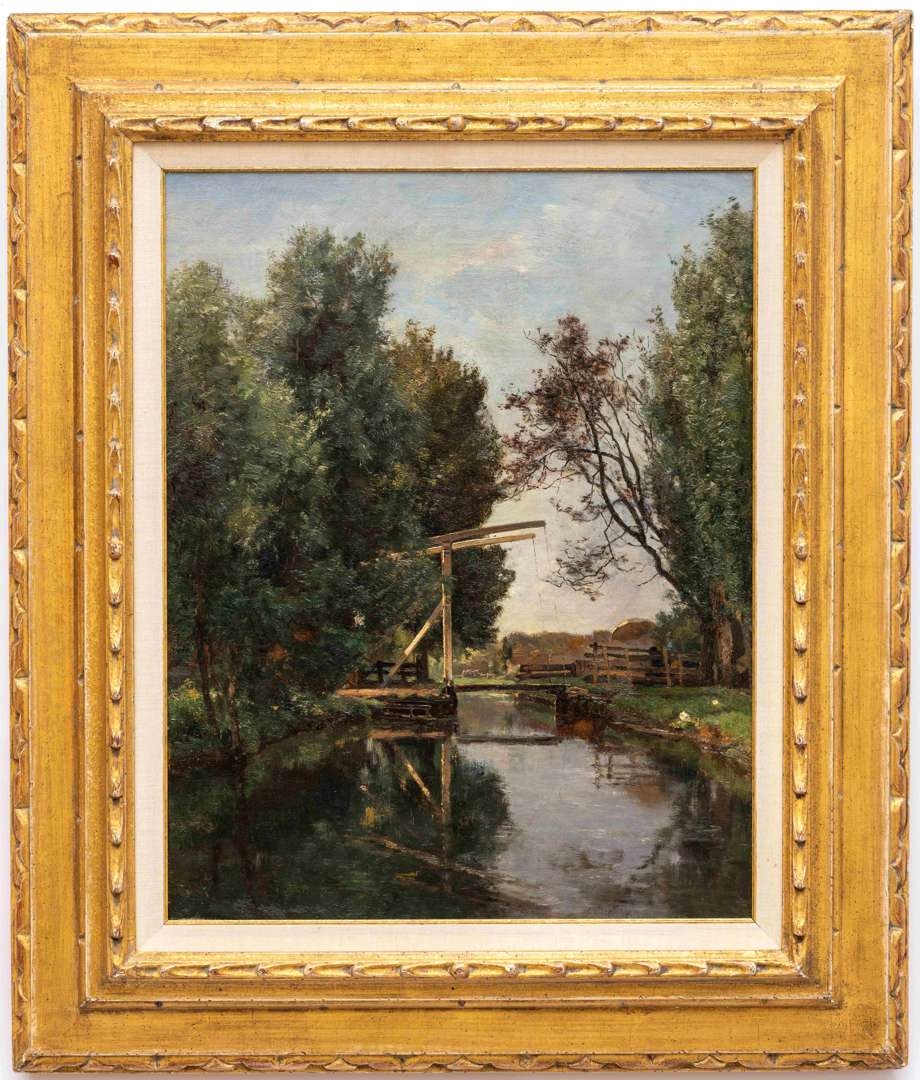 Paul Joseph Constantin Gabriel | A painter working 'en plein air' along ...