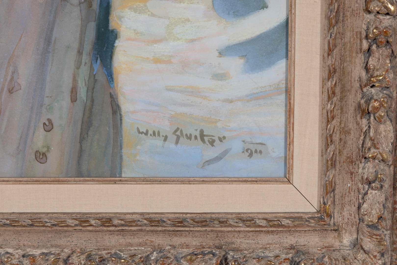 Willy Sluiter | Fishermen in docked boats by the harbour | MutualArt