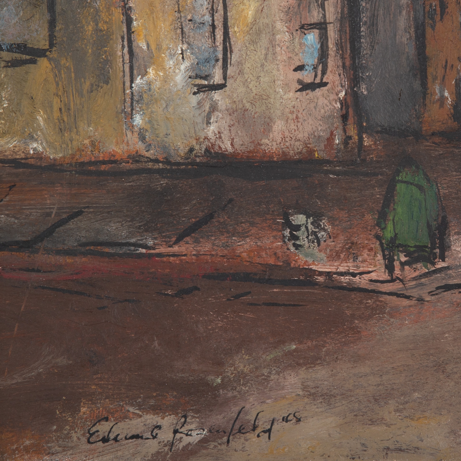 Edward Rosenfeld | View of the Harbor (1945) | MutualArt