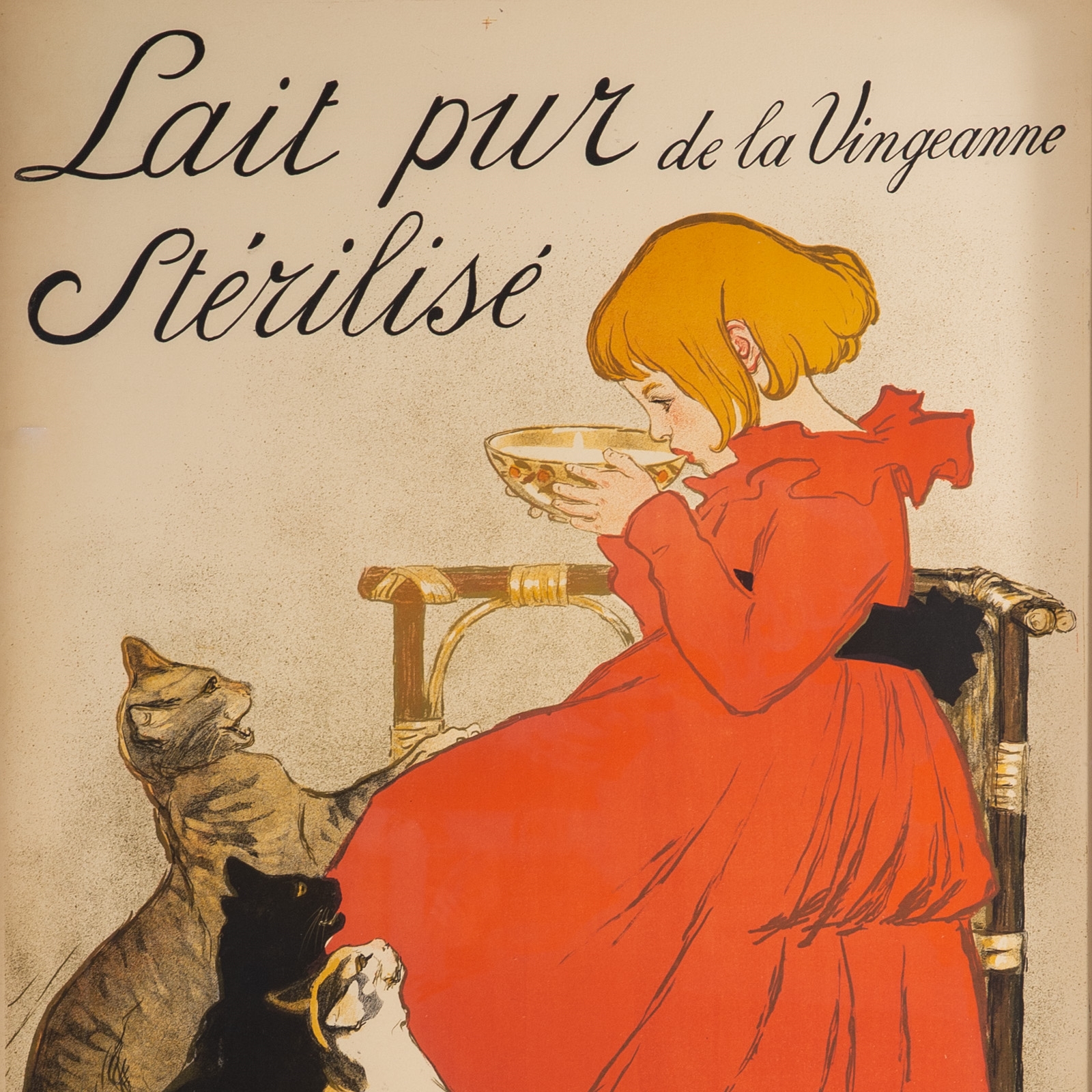Théophile Alexandre Steinlen | Lait pur Sterilise (1894) | MutualArt