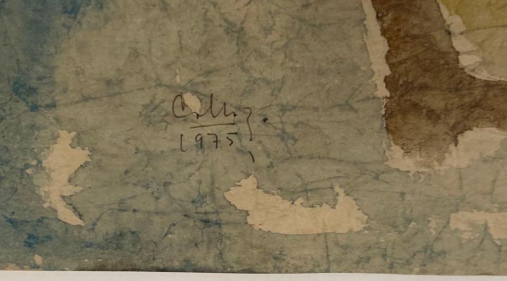 Michael Collazo | Miguel Collazo (1975) watercolor on paper (1975 ...