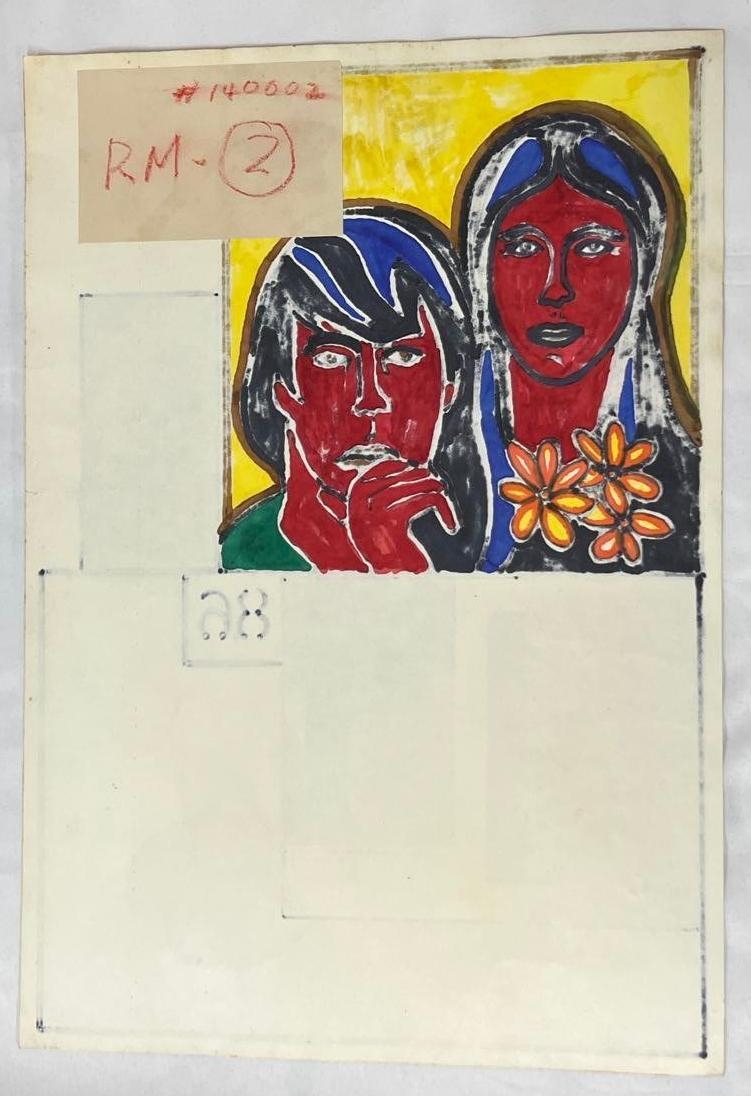 Raúl Martínez | Raul Martinez (Cuba 1927 - 1995) Mixed Media and ...