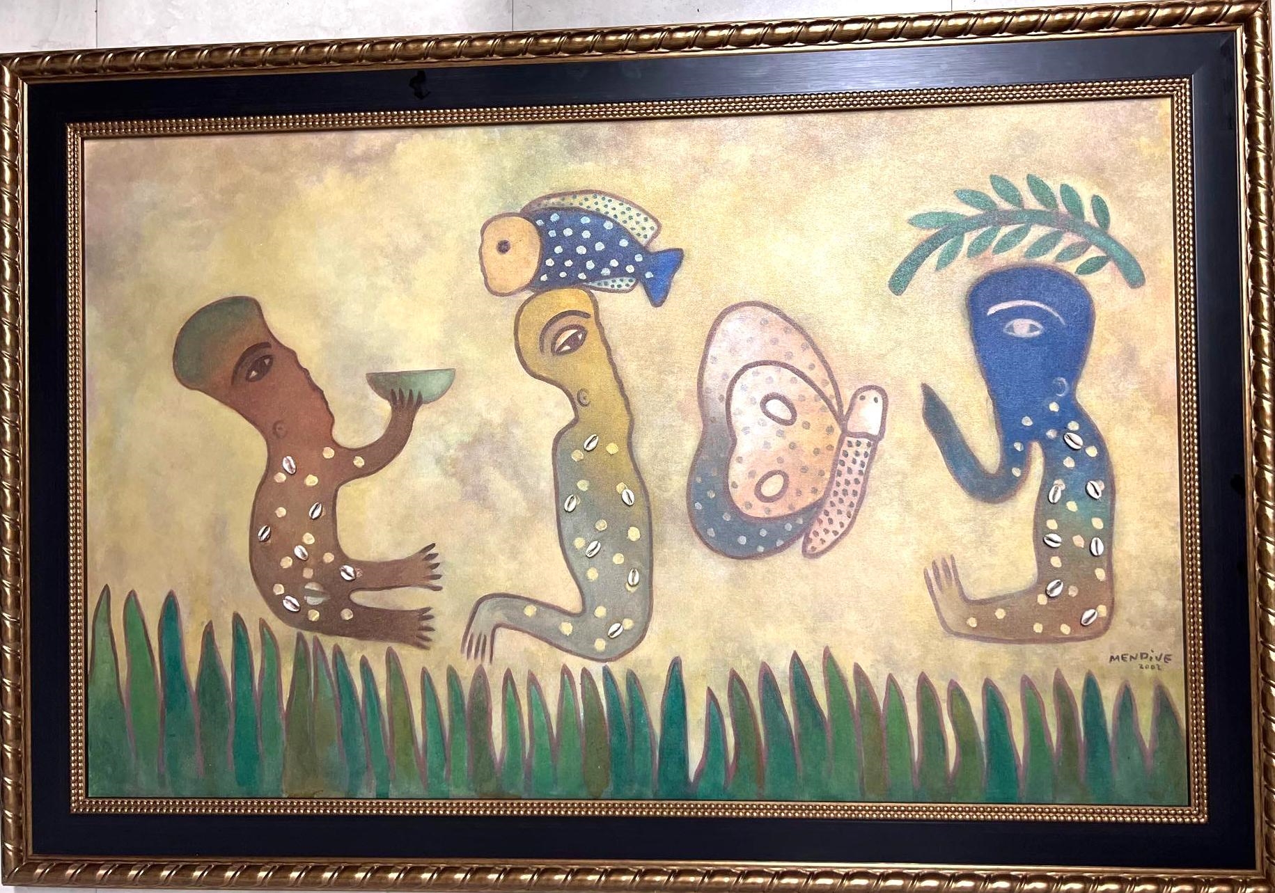 Manuel Mendive | Manuel Mendive (Havana, 1944) Acrylic on Canvas ...