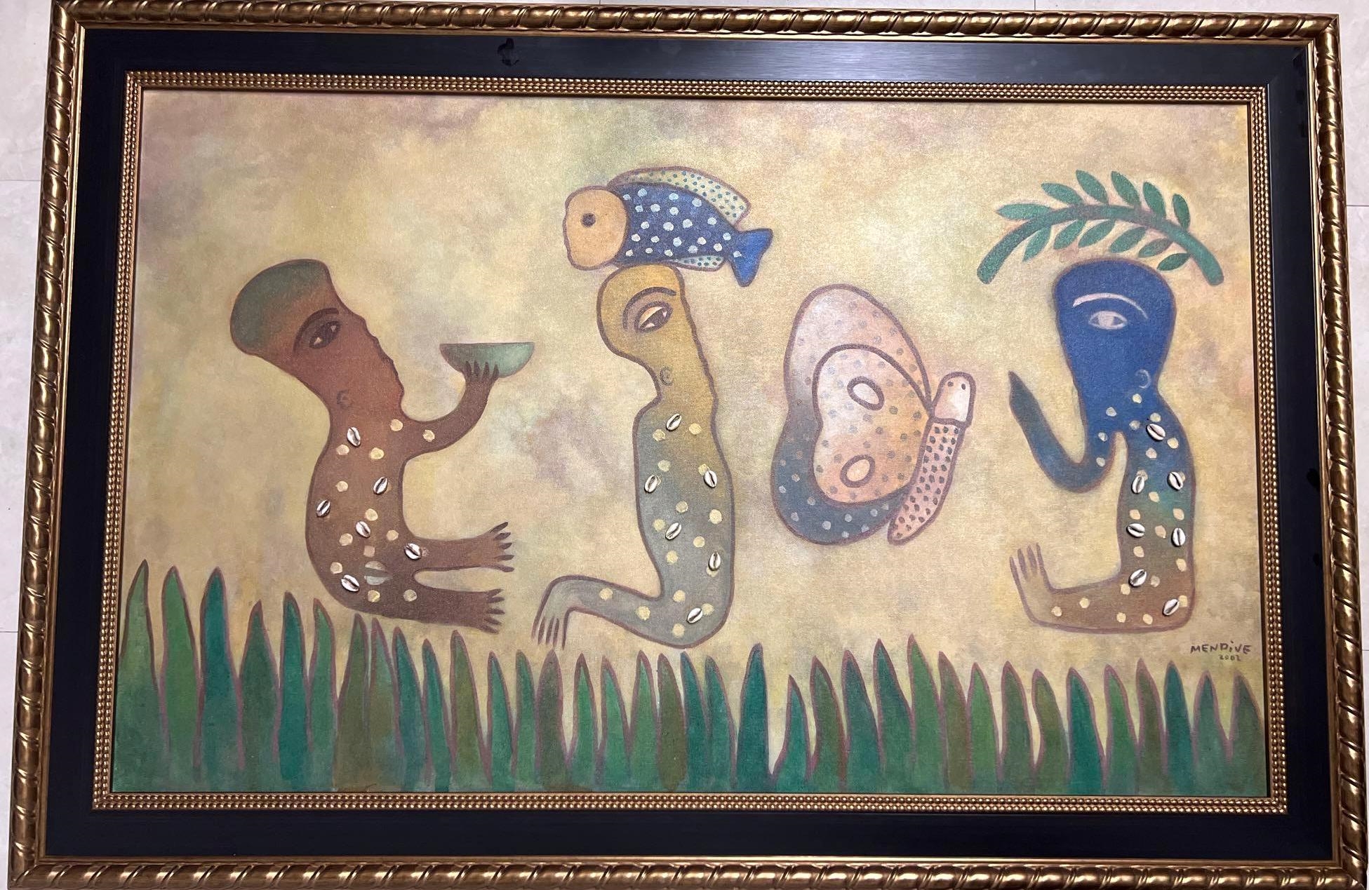 Manuel Mendive | Manuel Mendive (Havana, 1944) Acrylic on Canvas ...