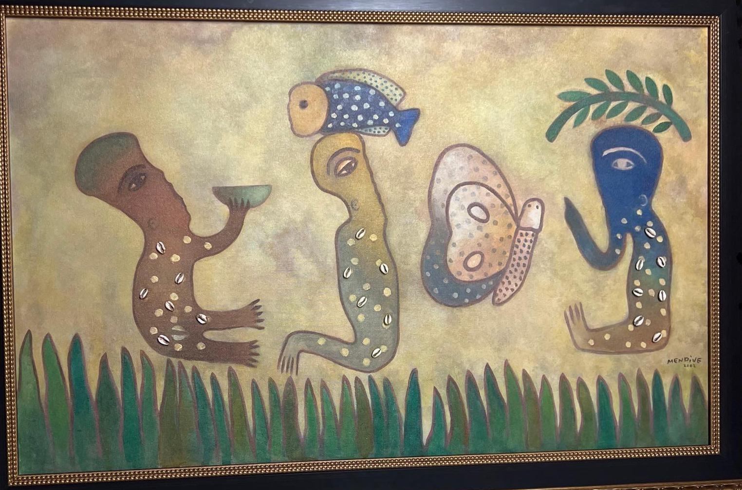 Manuel Mendive | Manuel Mendive (Havana, 1944) Acrylic on Canvas ...