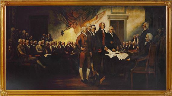 John Trumbull | DECLARATION OF INDEPENDENCE (1756) | MutualArt